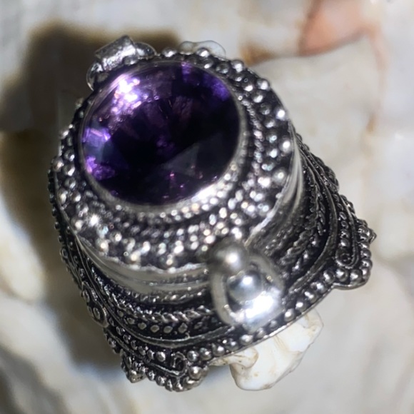 Jewelry | Amethyst Renaissance Poison Statement Ring | Poshmark